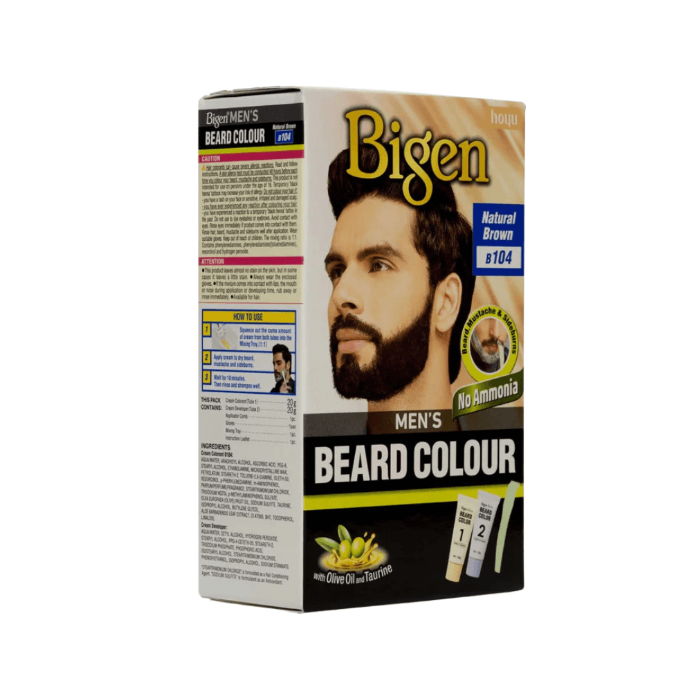 Bigen - Men's Beard Color - Inzi Cosmeticos